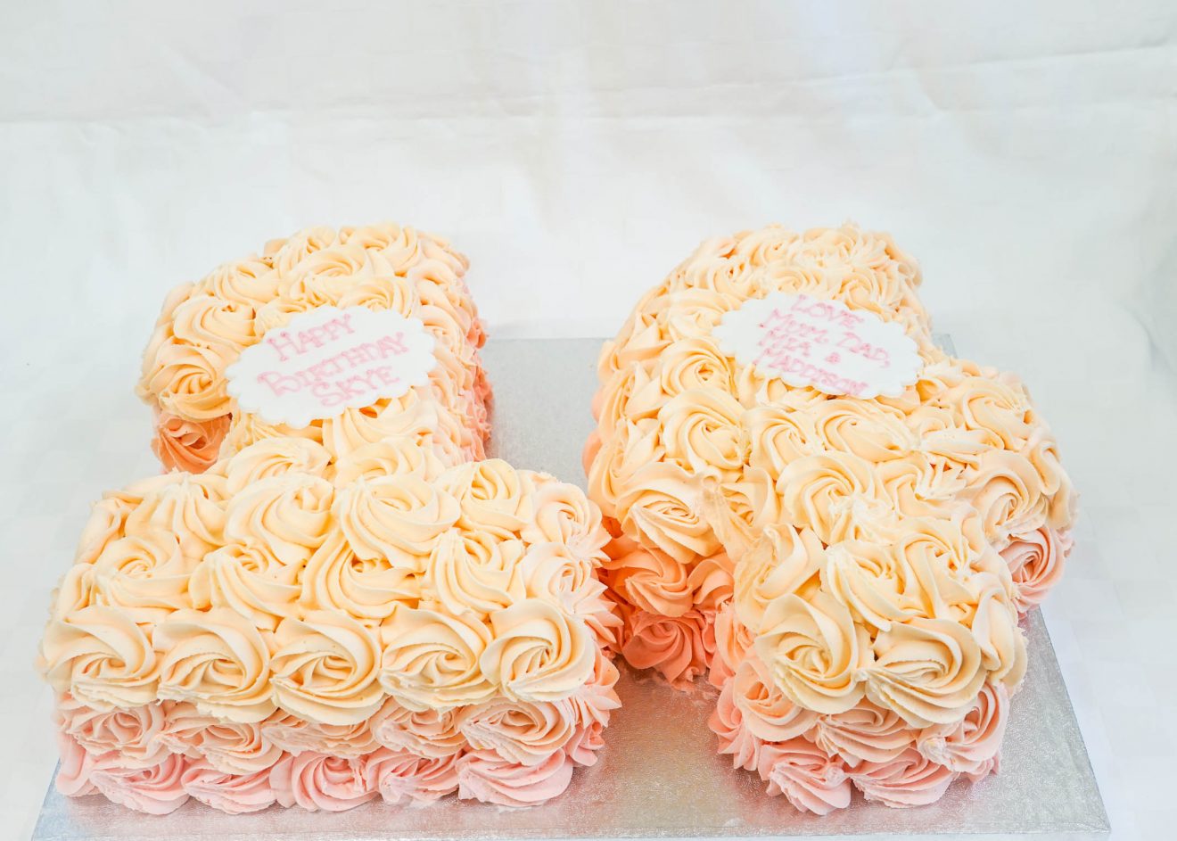 Number Shaped Cakes - Regency Cakes