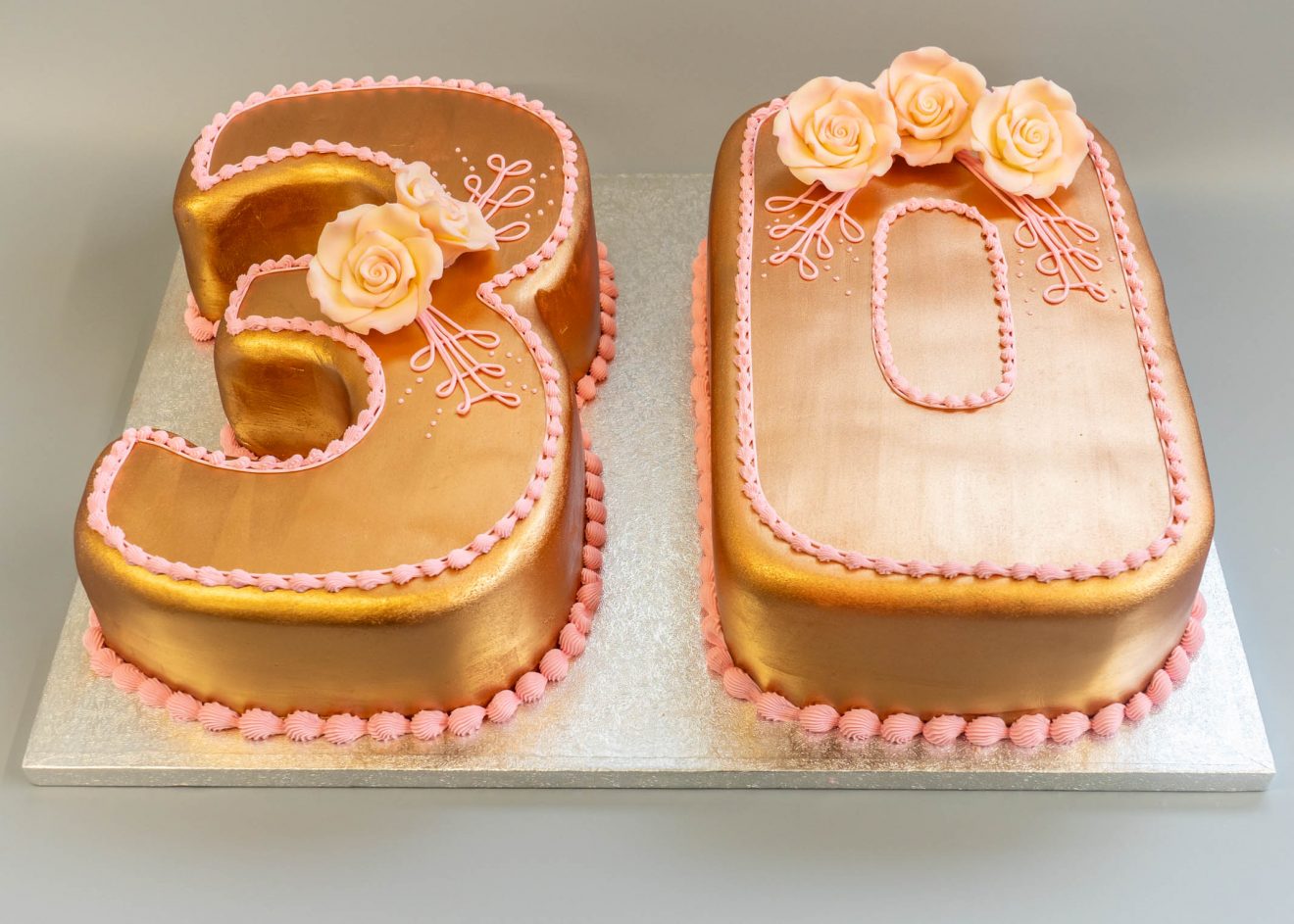 Number Shaped Cakes - Regency Cakes
