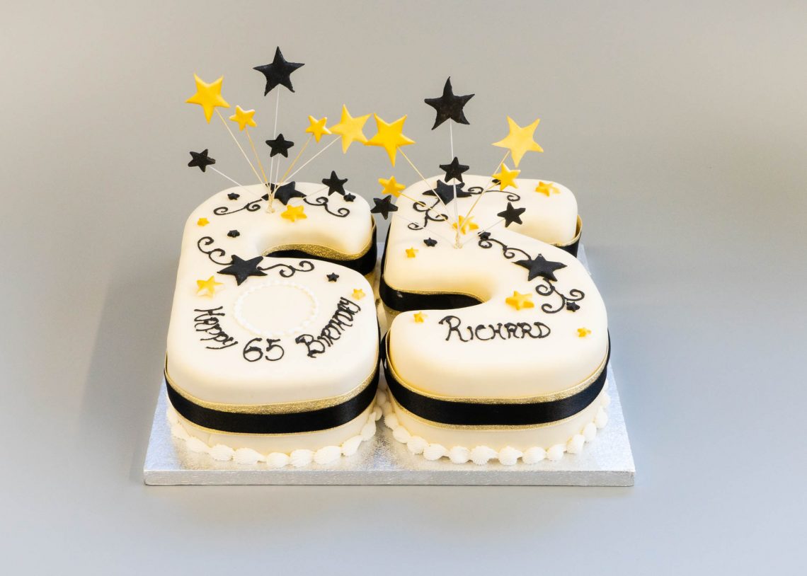 Number Shaped Cakes - Regency Cakes